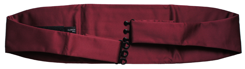 Burgundy Cummerbund & Bow Tie Set - £12 | Clermont Direct